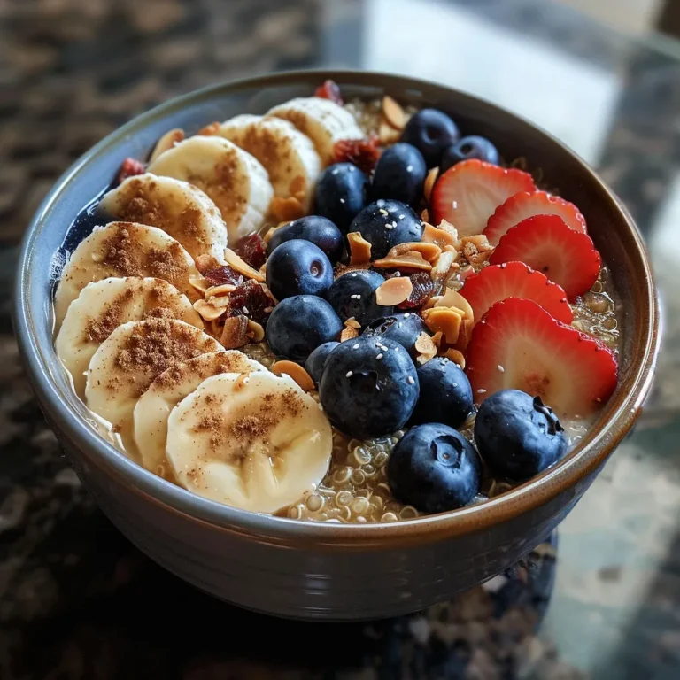 Transforme Seu Café da Manhã com Este Delicioso Bowl de Quinoa